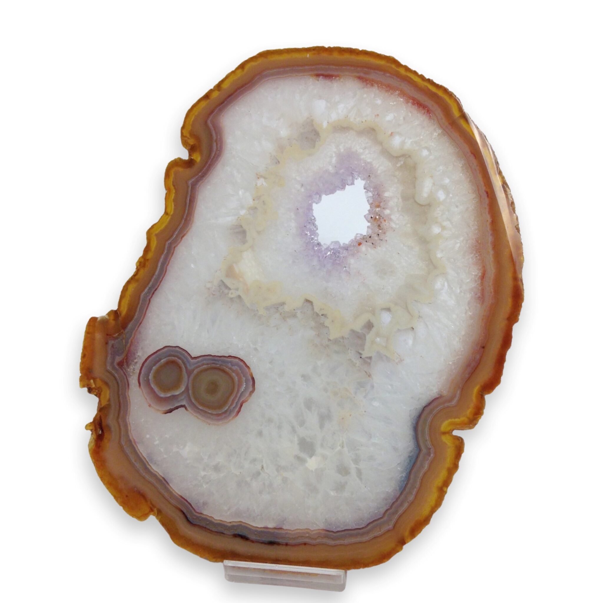 Geoclassics | Agate / Quartz / Amethyst Geode Slice