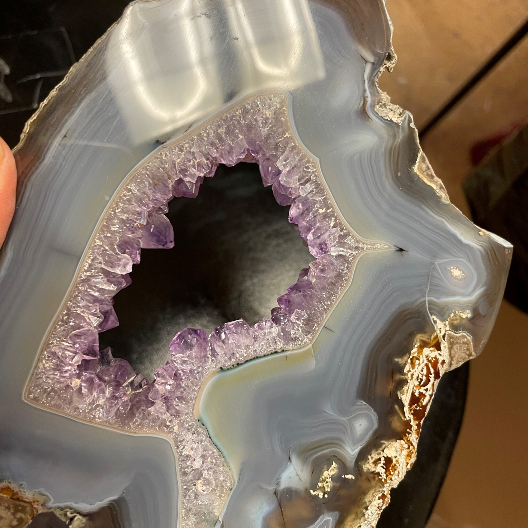Geoclassics | Amethyst/Agate Geode Slice