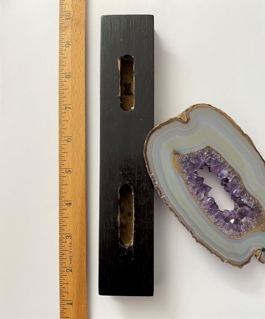 Geoclassics | Amethyst and Agate Geode Slices with Wooden Base