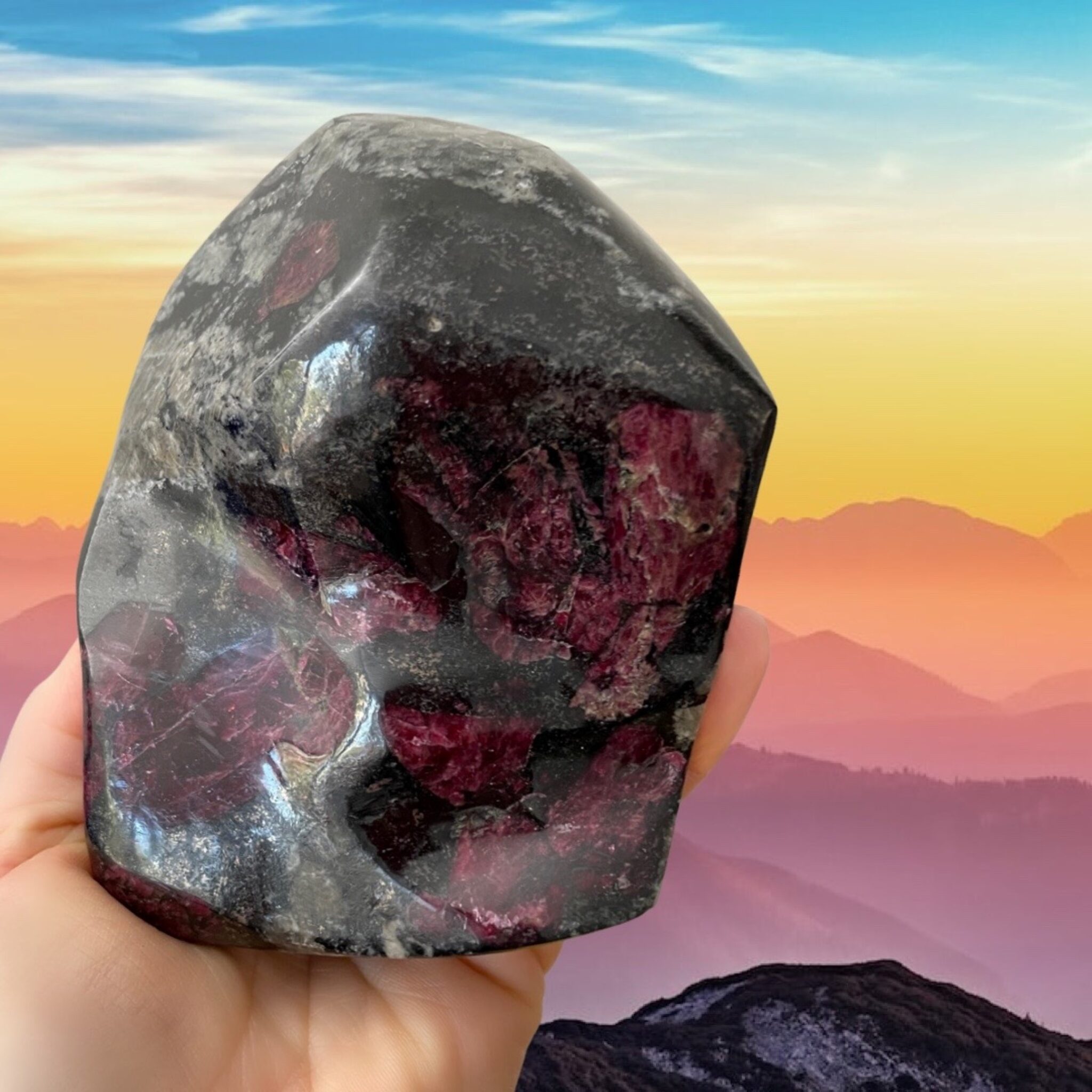 Geoclassics | Eudialyte Polished Specimen