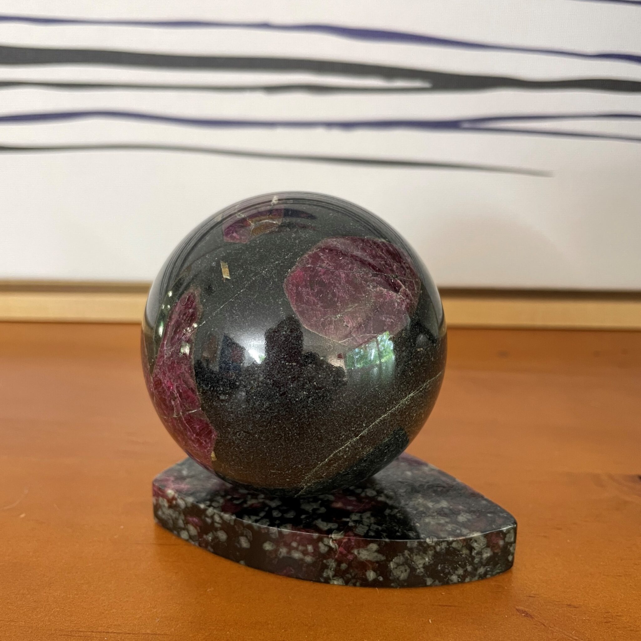 Geoclassics | Eudialyte Sphere with Base