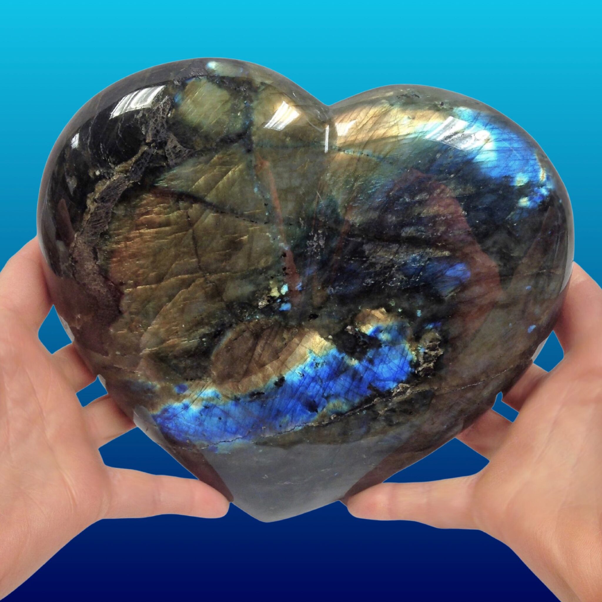 Geoclassics | Labradorite Heart