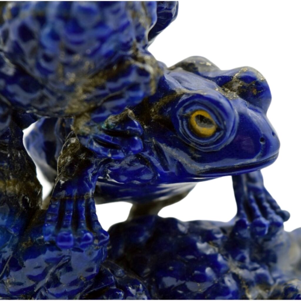 Geoclassics | Lapis Lazuli Toads “Section Carving”