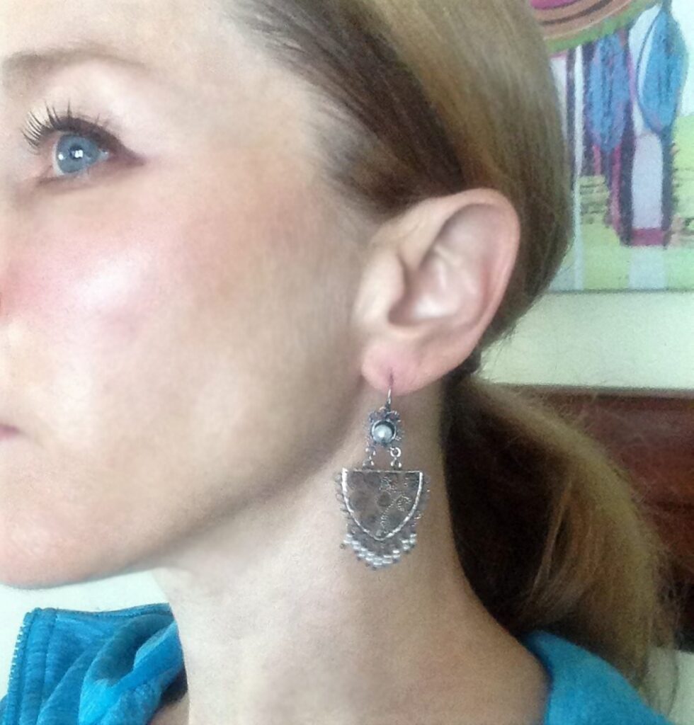 Geoclassics | Oaxaca filigree design with Pearl Earrings by Maria Belen ...