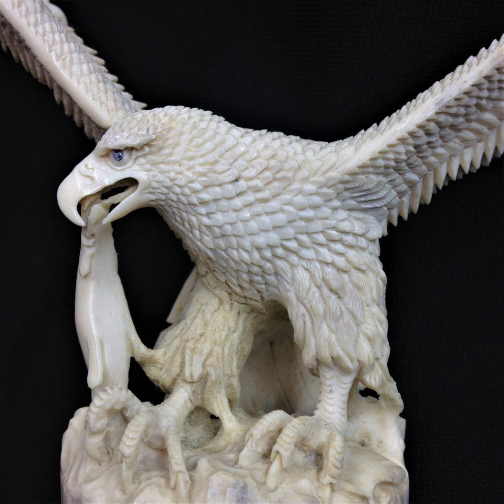 Geoclassics | Moose Antler Eagle With Fish