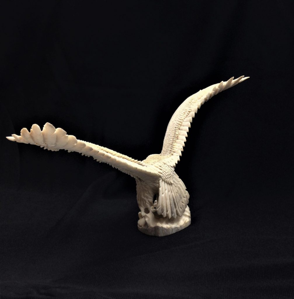 Geoclassics | Moose Antler Eagle With Fish