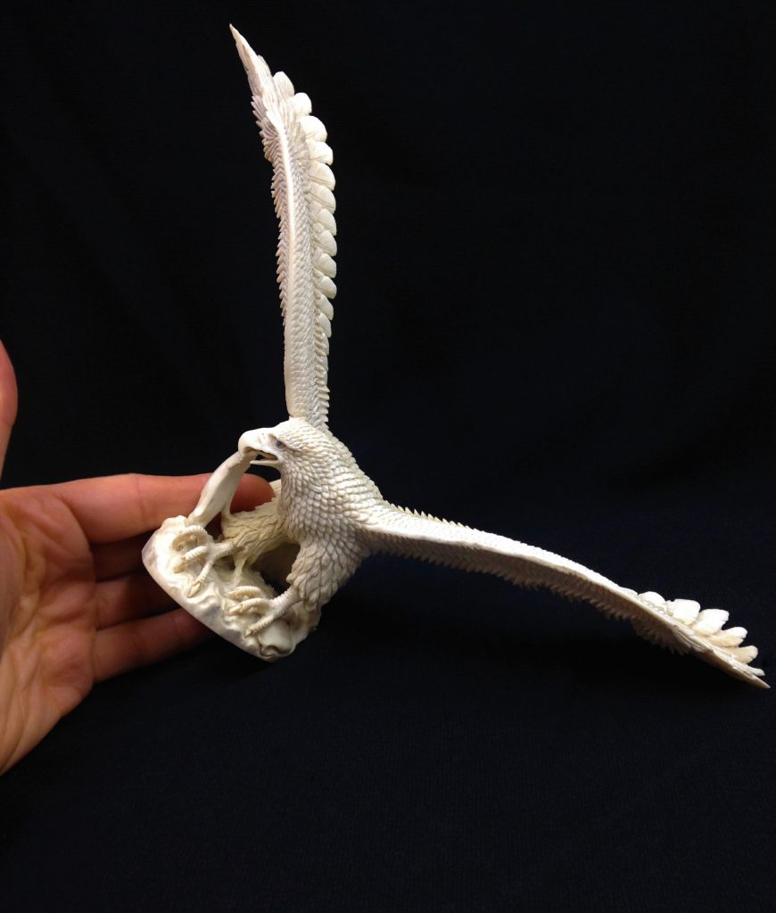 Geoclassics | Moose Antler Eagle With Fish