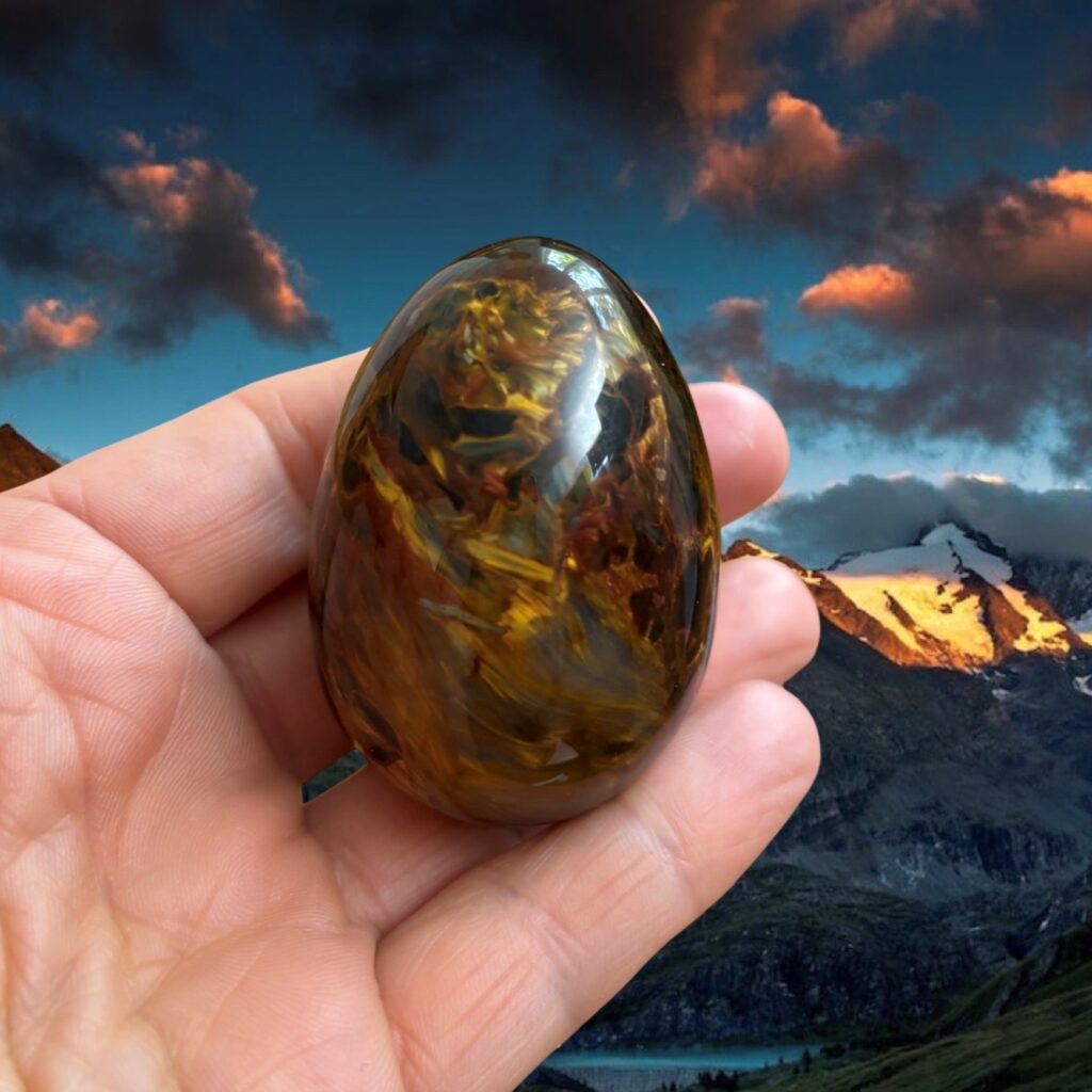 Geoclassics | Pietersite Egg ~ Namibia ~ 89.6 Grams