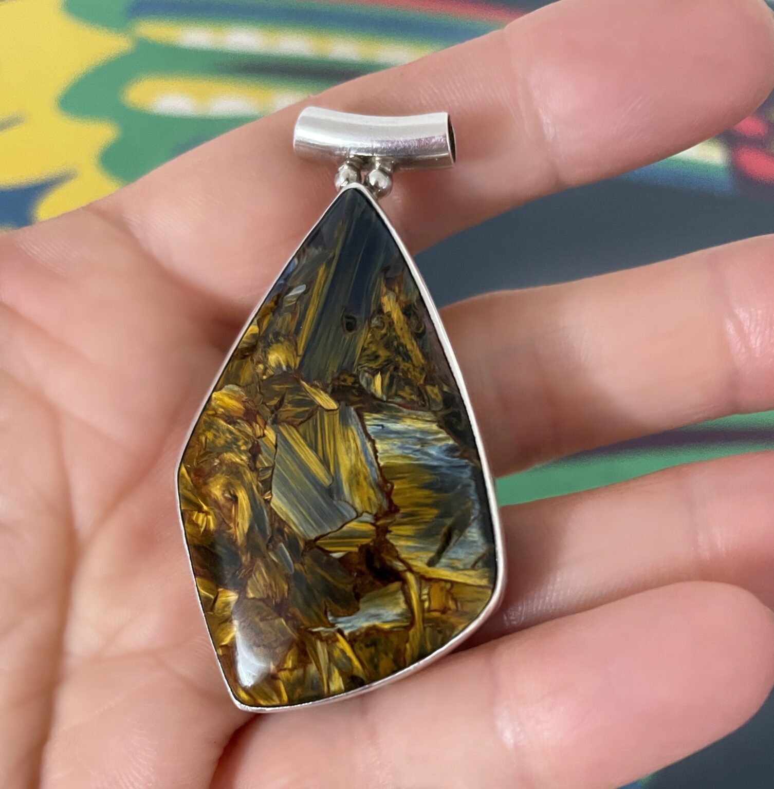 Geoclassics | Pietersite Pendant ~ Namibia
