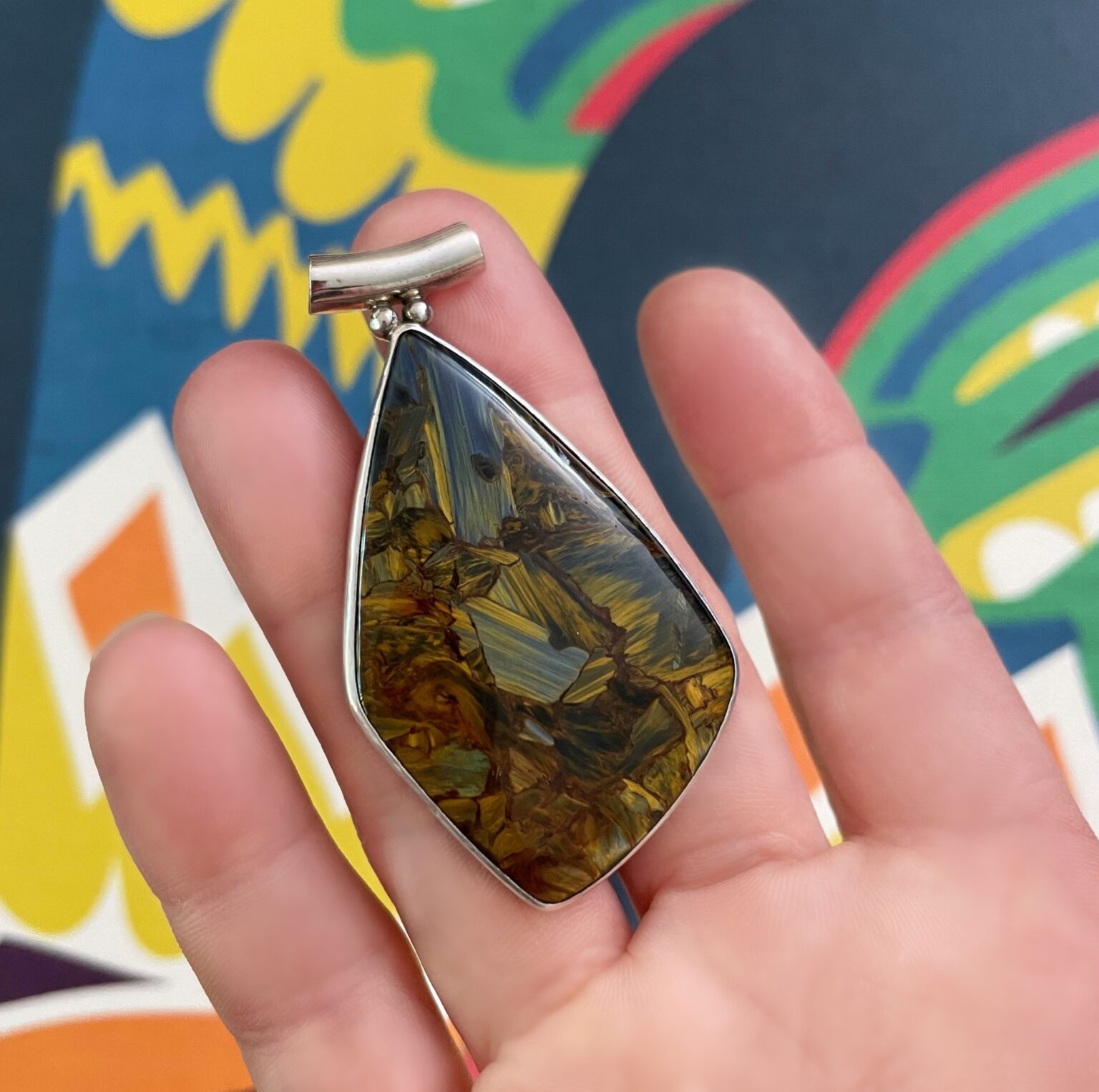 Geoclassics | Pietersite Pendant ~ Namibia