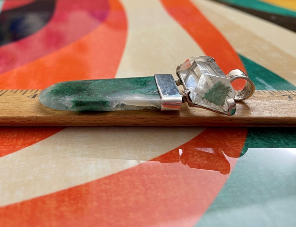 Geoclassics | Quartz with Fuchsite Crystal and Malachite/Chrysocolla in ...