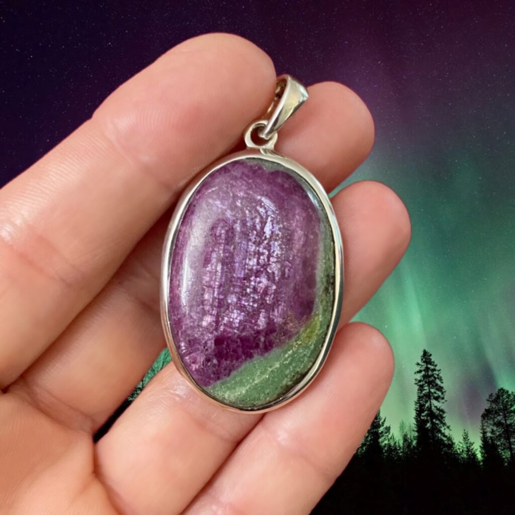 Geoclassics | Ruby-Zoisite Oval Pendant