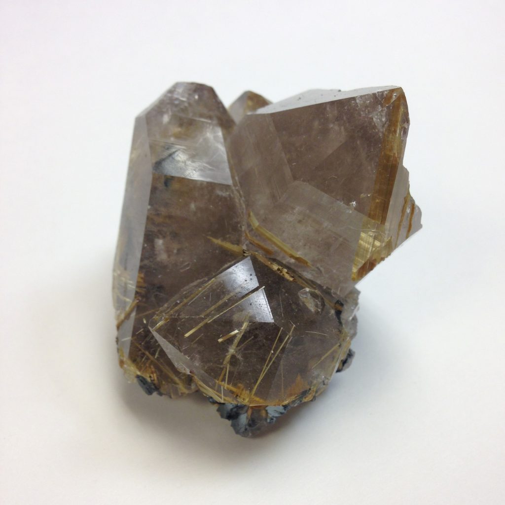 Geoclassics | Rutilated Smoky Quartz Cluster