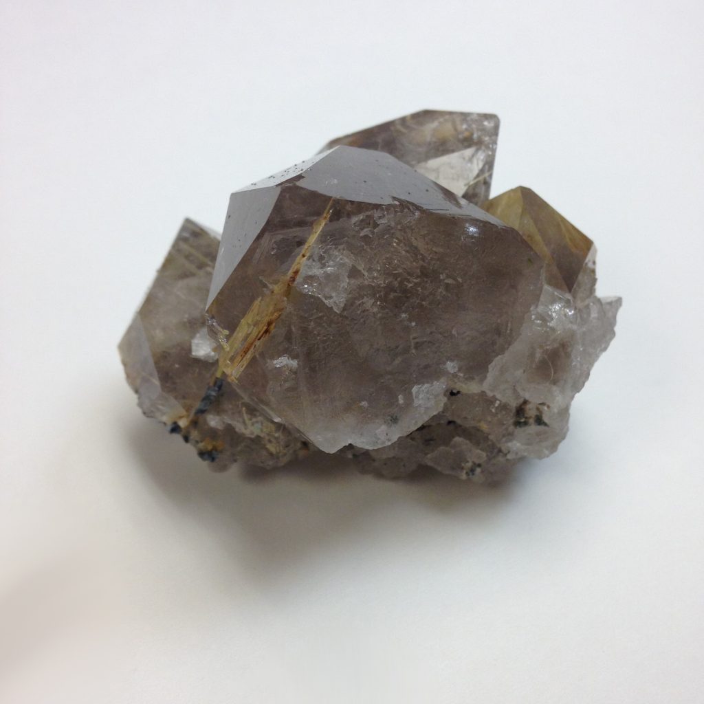 Geoclassics | Rutilated Smoky Quartz Cluster