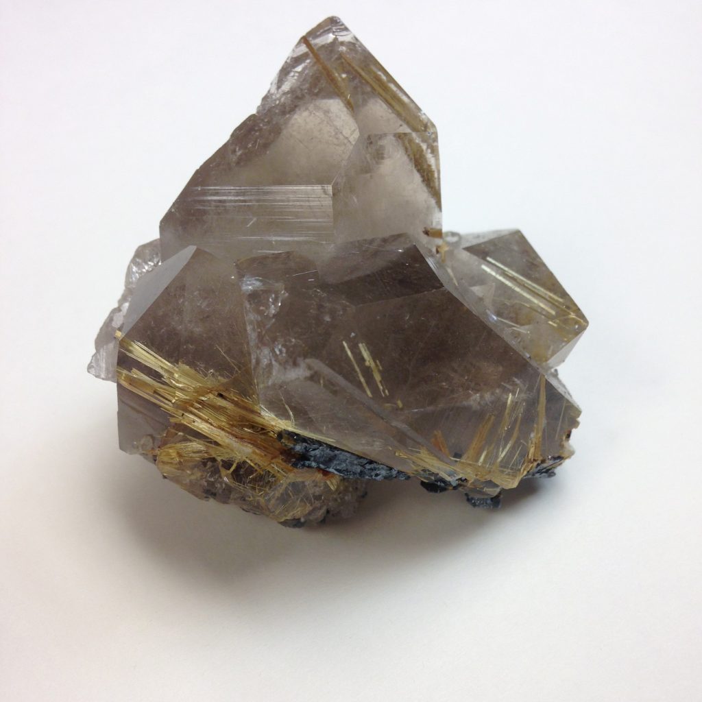 Geoclassics | Rutilated Smoky Quartz Cluster
