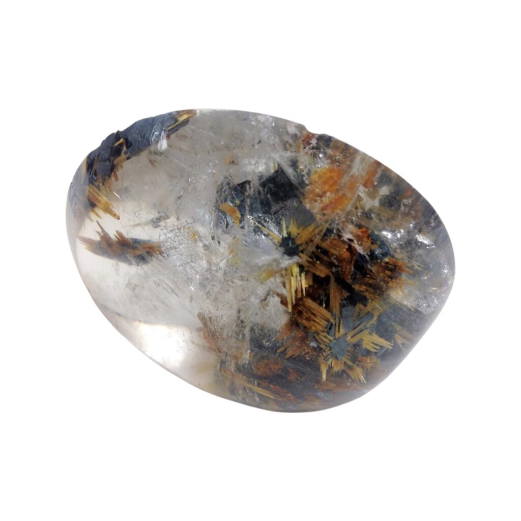 Geoclassics | Star Rutilated Quartz with Hematite Dome