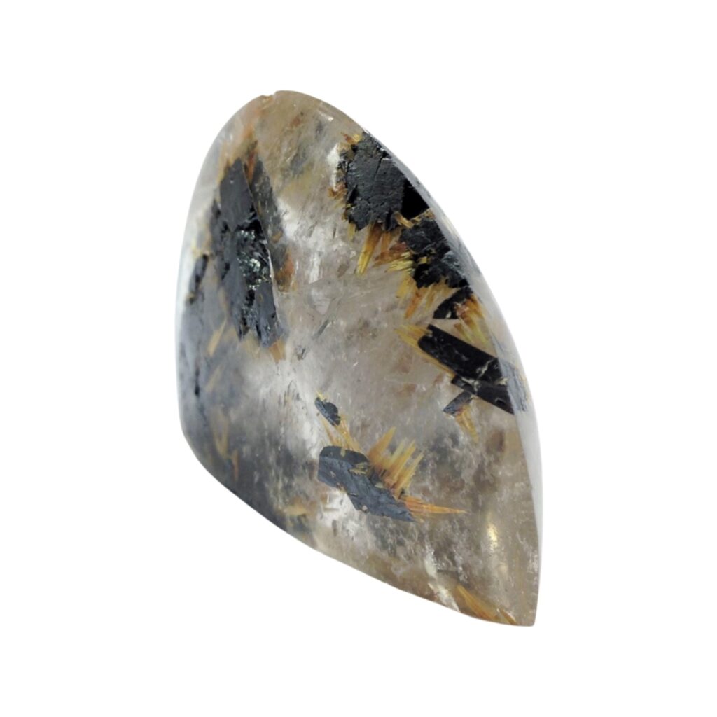 Geoclassics | Star Rutilated Quartz with Hematite Dome