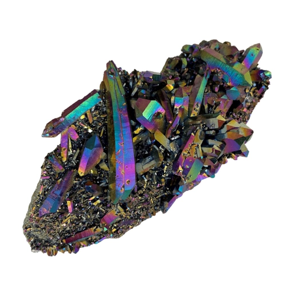 Geoclassics | Titanium Coated Quartz Cluster