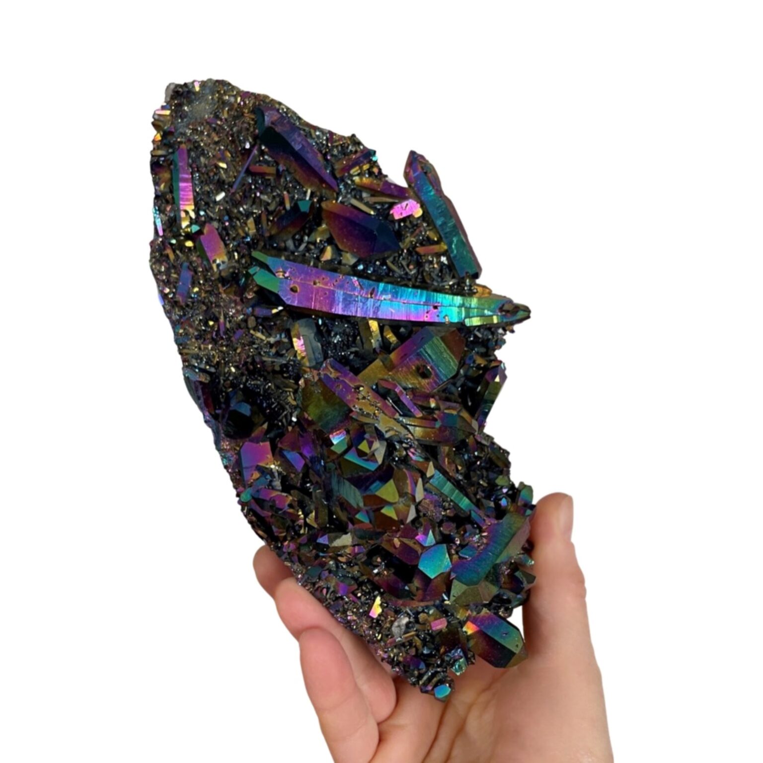 Geoclassics | Titanium Coated Quartz Cluster