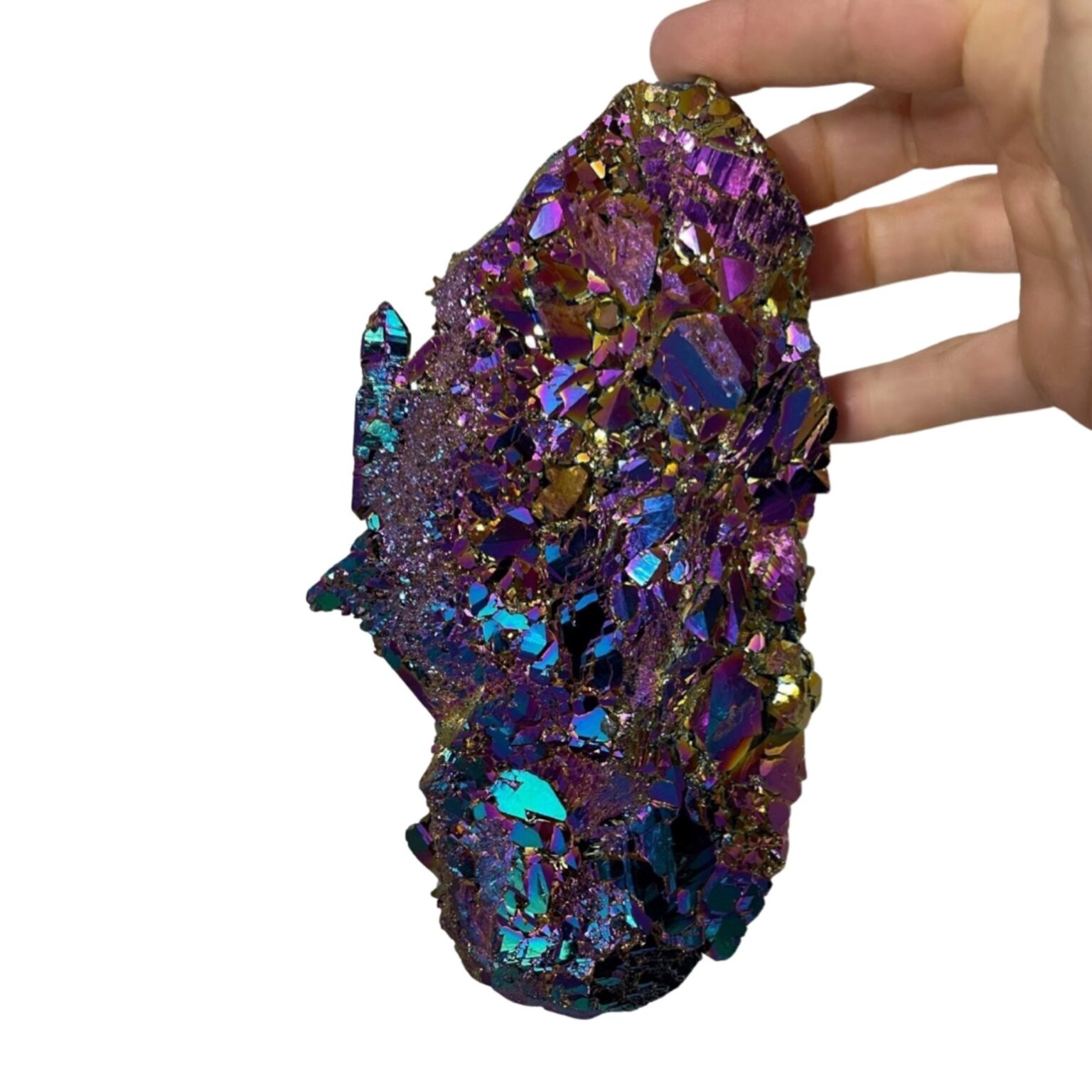 Geoclassics | Titanium Coated Quartz Cluster