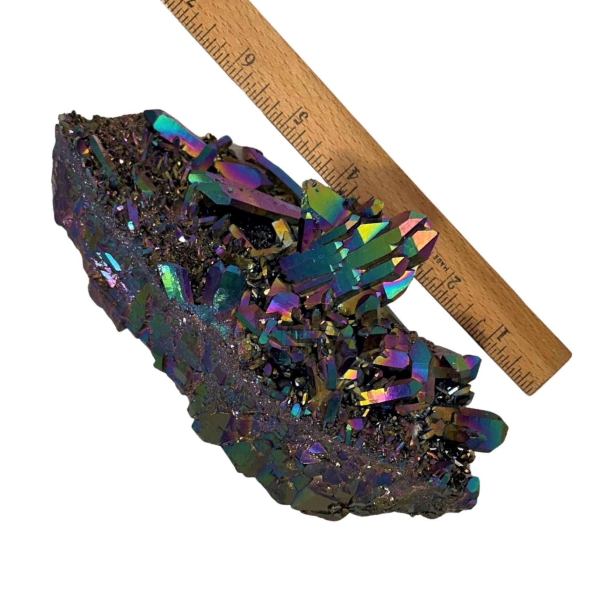 Geoclassics | Titanium Coated Quartz Cluster