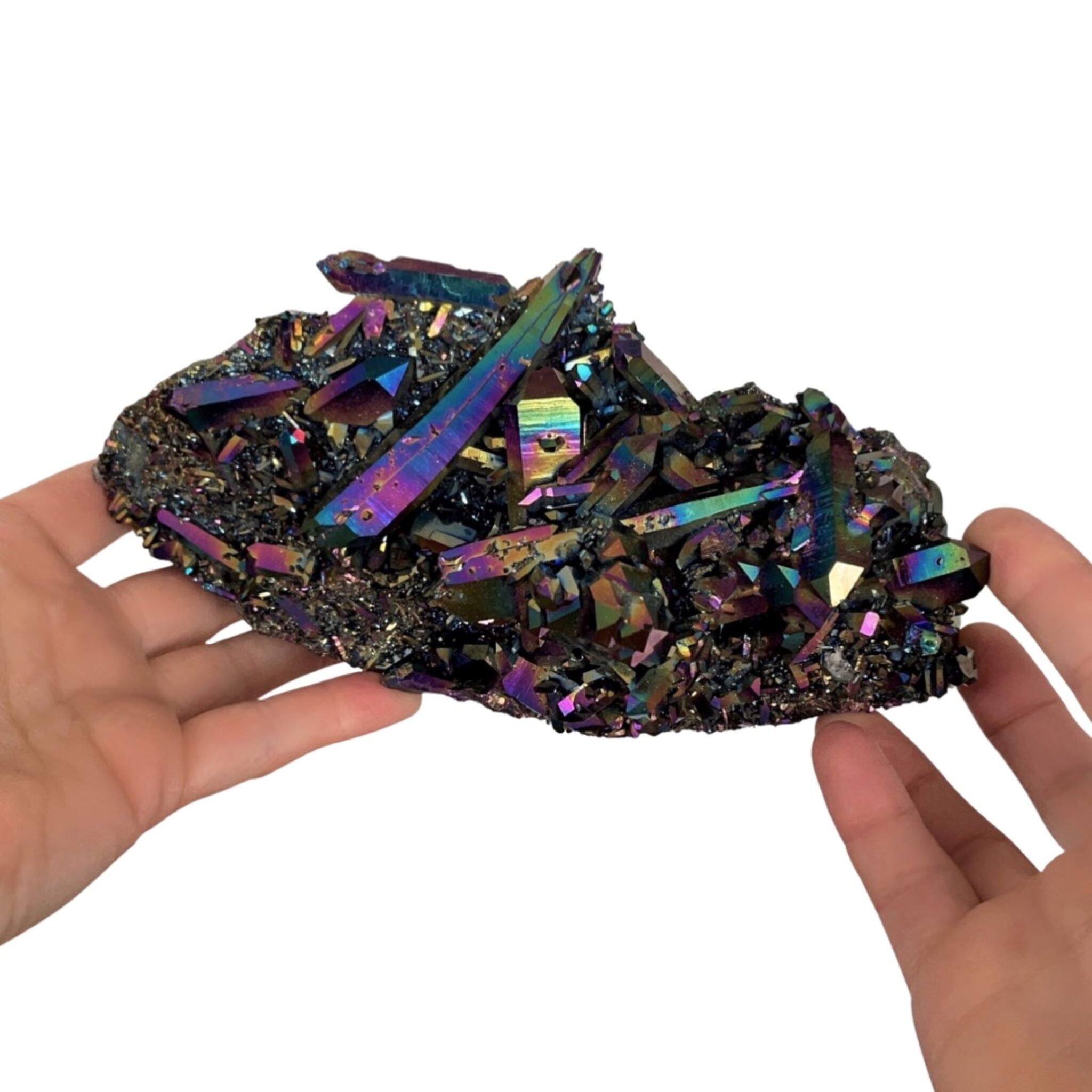 Geoclassics | Titanium Coated Quartz Cluster